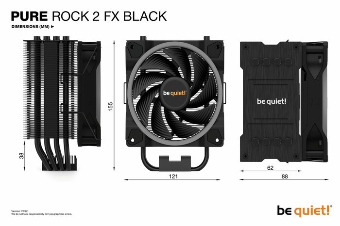 AMCO Marketplace – Jual COOLER & FAN be quiet! Pure Rock 2 FX Black ...
